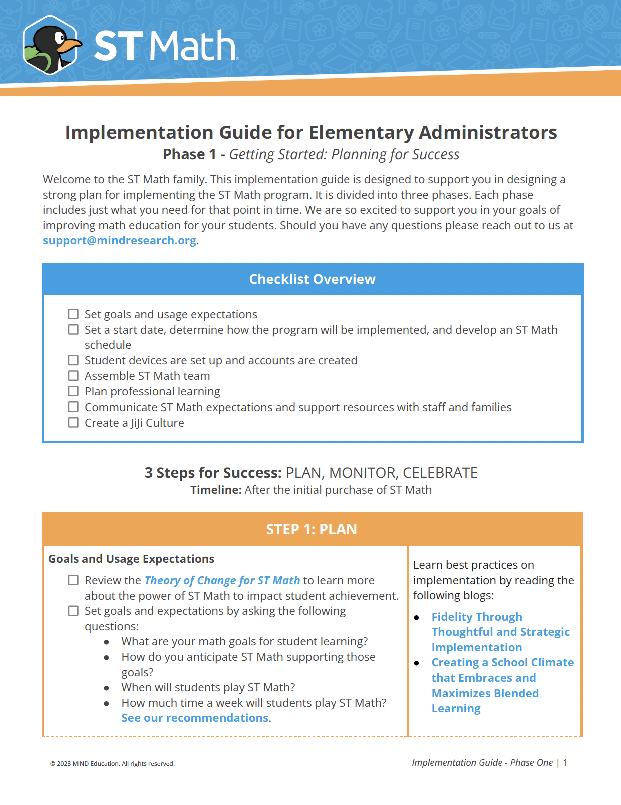 ST Math Implementation Guides – ST Math Help