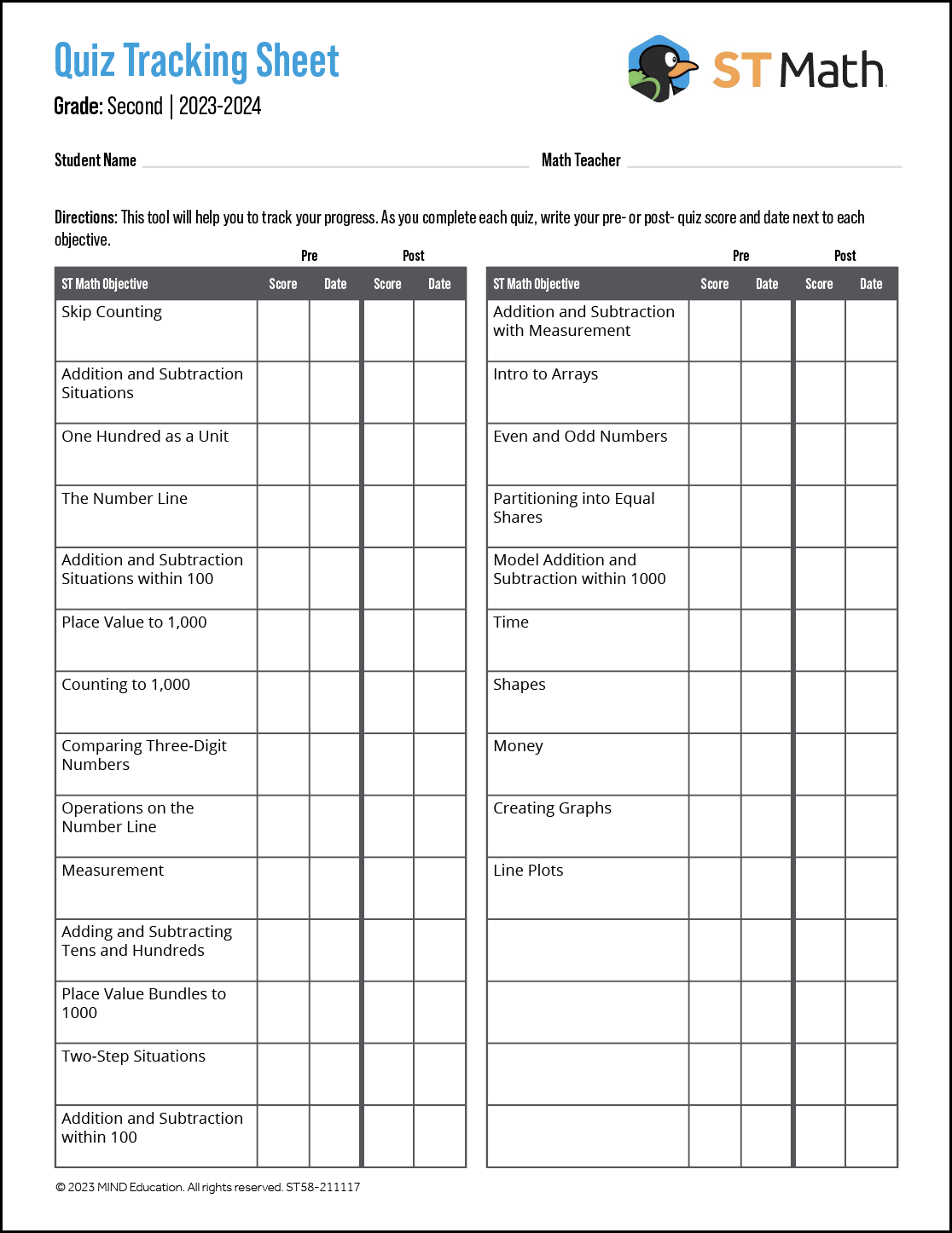 Quiz Recording and Tracking – ST Math Help