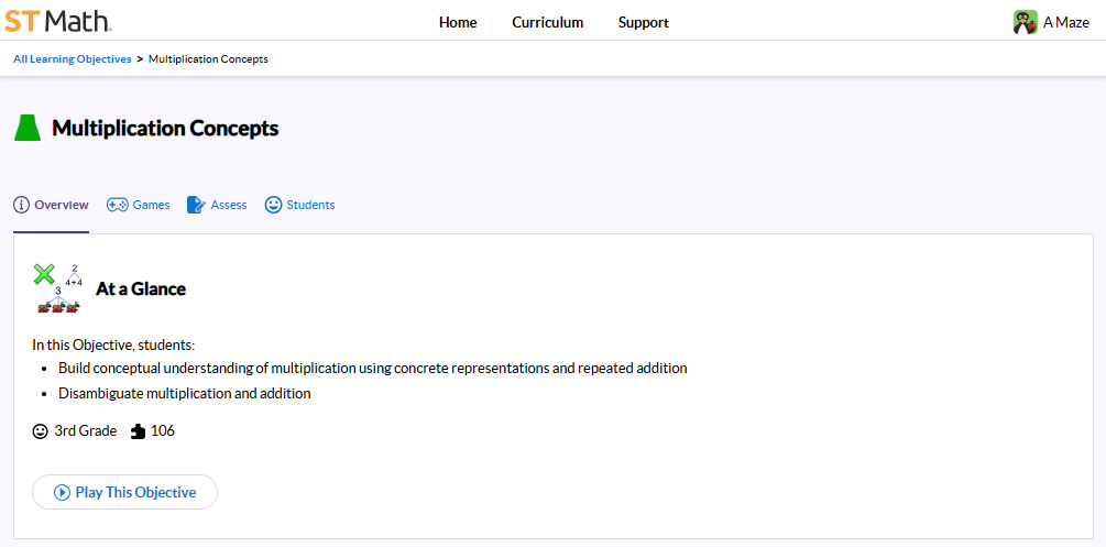 How can I browse and test games? – ST Math Help