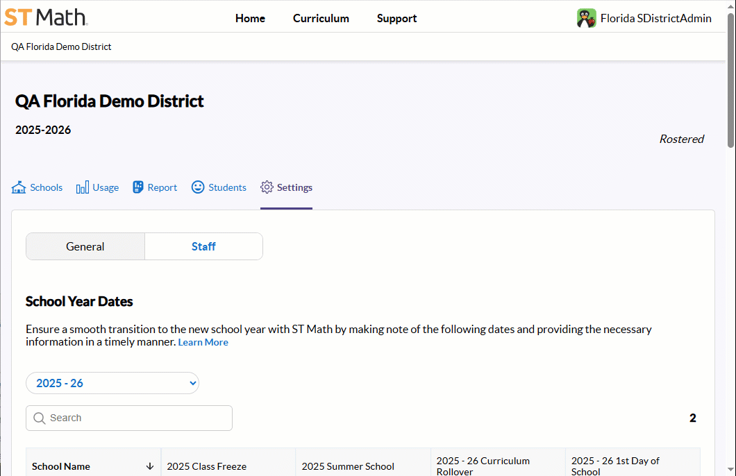 How can I reorder the journey for my district? – ST Math Help