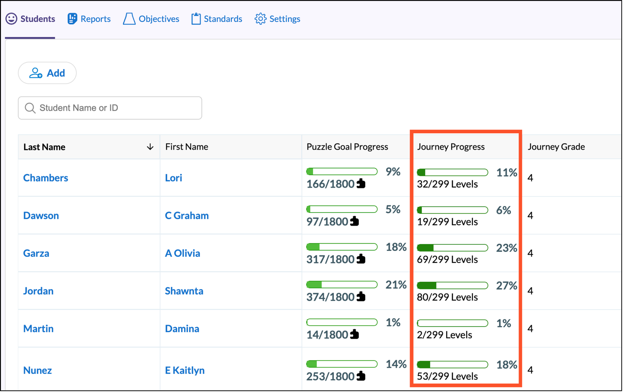 What is Journey Progress? – ST Math Help