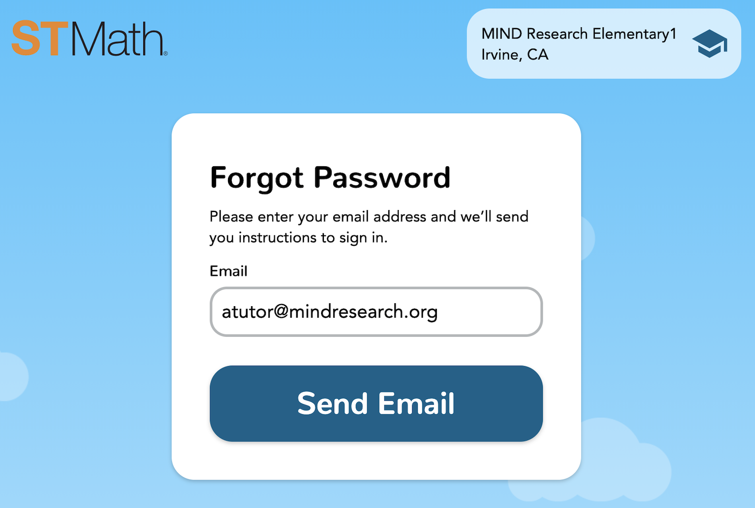 How can I reset my password? – ST Math Help